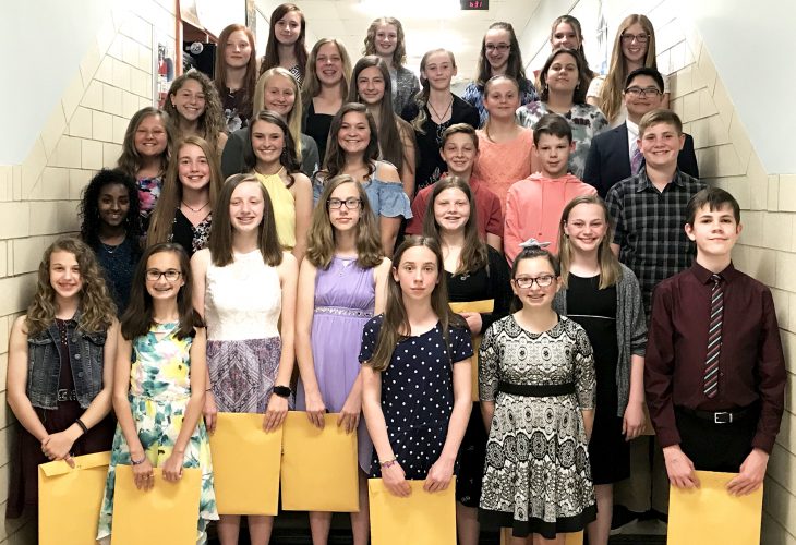 JS Middle School students inducted into honor society | News, Sports ...